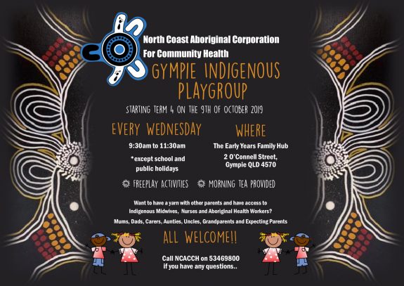 Gympie Playgroup Flyer 2 – Manngoor Dja