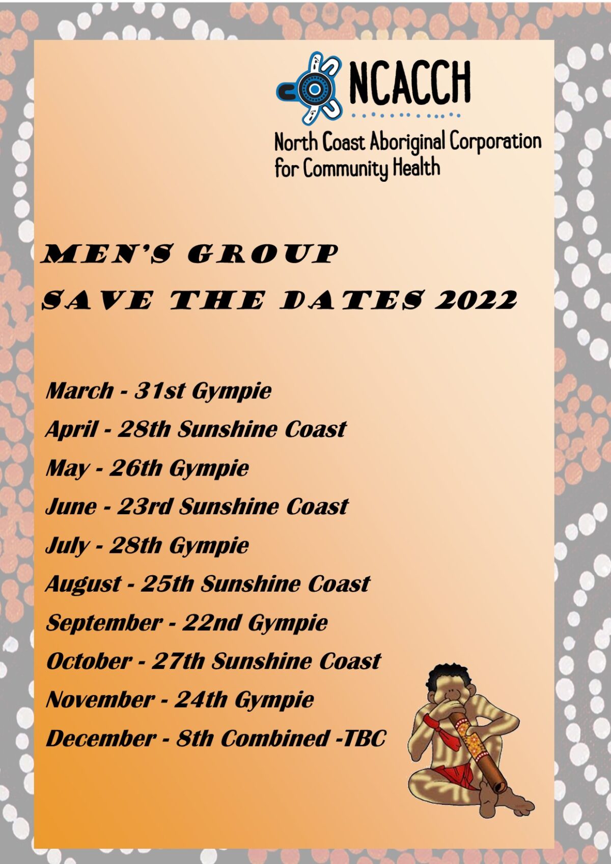 What’s On – NCACCH